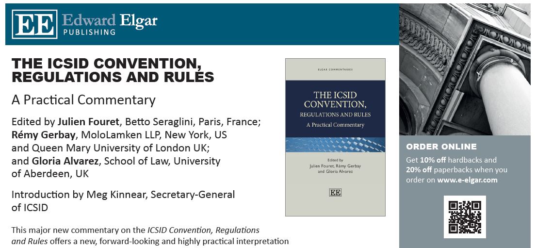 The ICSID Convention, Regulations and Rules - 4 New Square Chambers